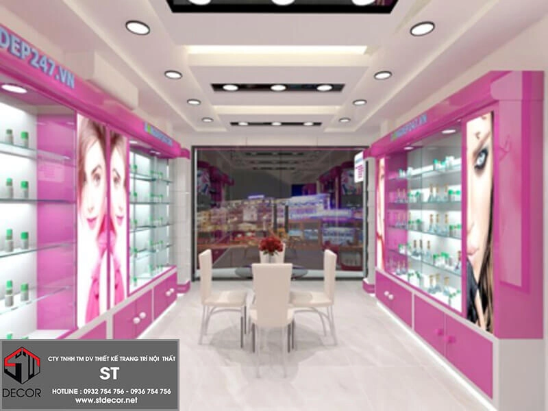 Chi phí thiết kế shop mỹ phẩm là BAO NHIÊU trong năm 2022