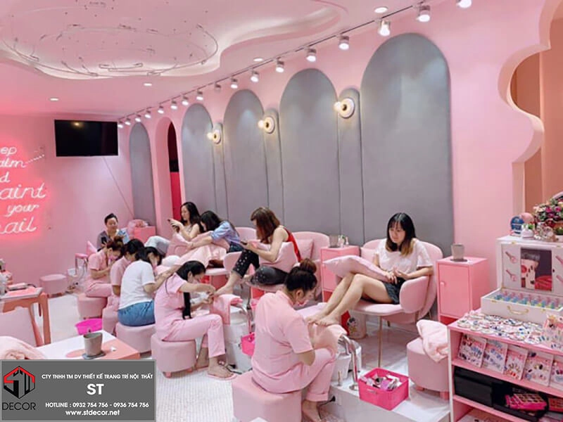 UPDATE Chi phí thiết kế tiệm nail là bao nhiêu tiền