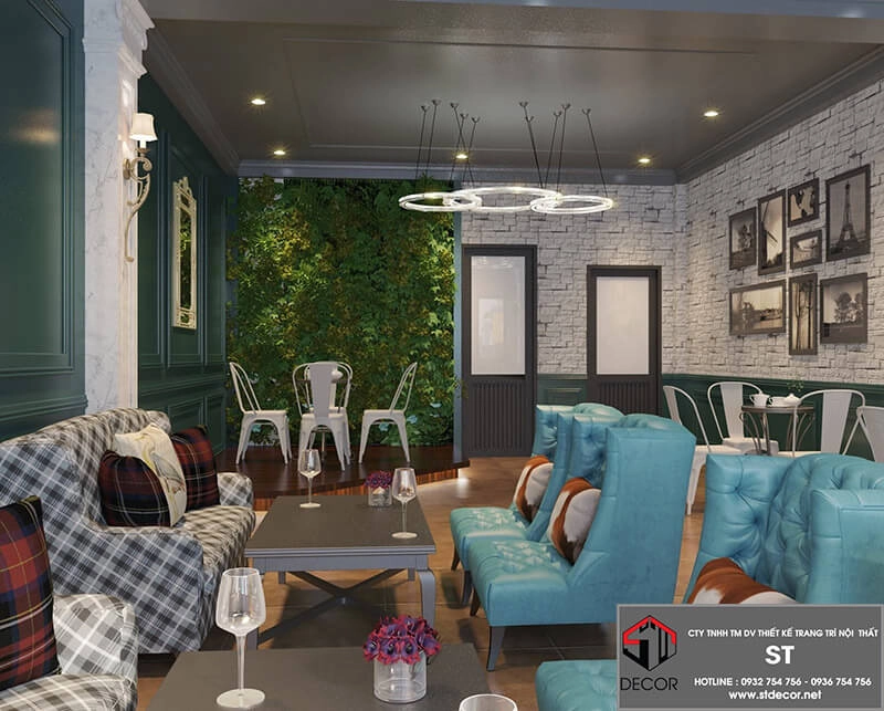 Thiết kế quán cafe dạng nhà ống SIÊU ĐẸP - SIÊU ĐỘC LẠ