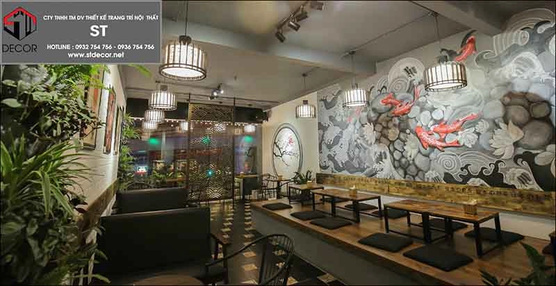 Tư vấn thiết kế quán trà sữa 40m2 TRẺ TRUNG nhưng đầy CÁ TÍNH