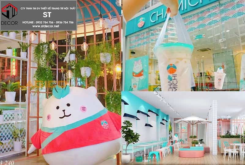 Bí quyết thiết kế quán trà sữa Giá Rẻ NHƯNG đầy Phong Cách