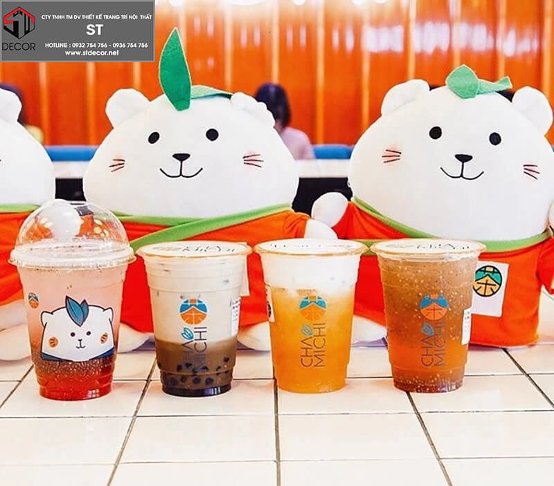 Thiết Kế quán trà sữa view đẹp Hút Hồn mọi KHÁCH HÀNG