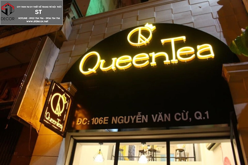 Thiết Kế quán trà sữa view đẹp Hút Hồn mọi KHÁCH HÀNG