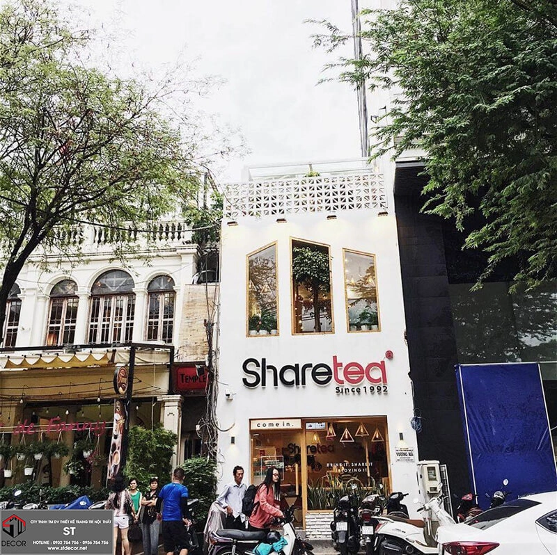 Thiết Kế quán trà sữa view đẹp Hút Hồn mọi KHÁCH HÀNG