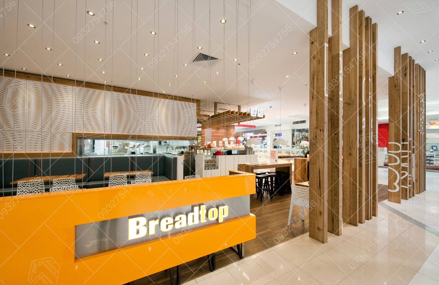 THIẾT KẾ TIỆM BÁNH BREADTOP